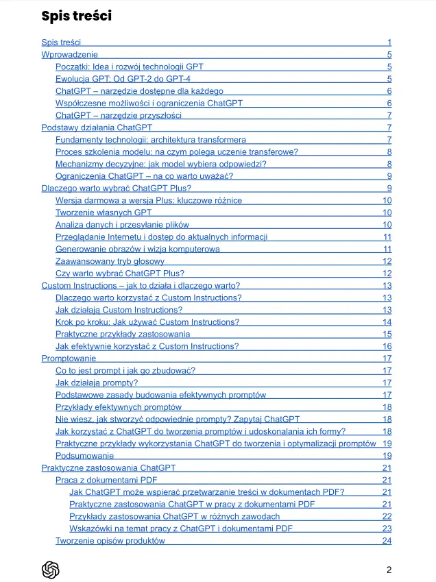 Wszystko o ChatGPT. Poradnik krok po kroku. - ChatGPT po polsku